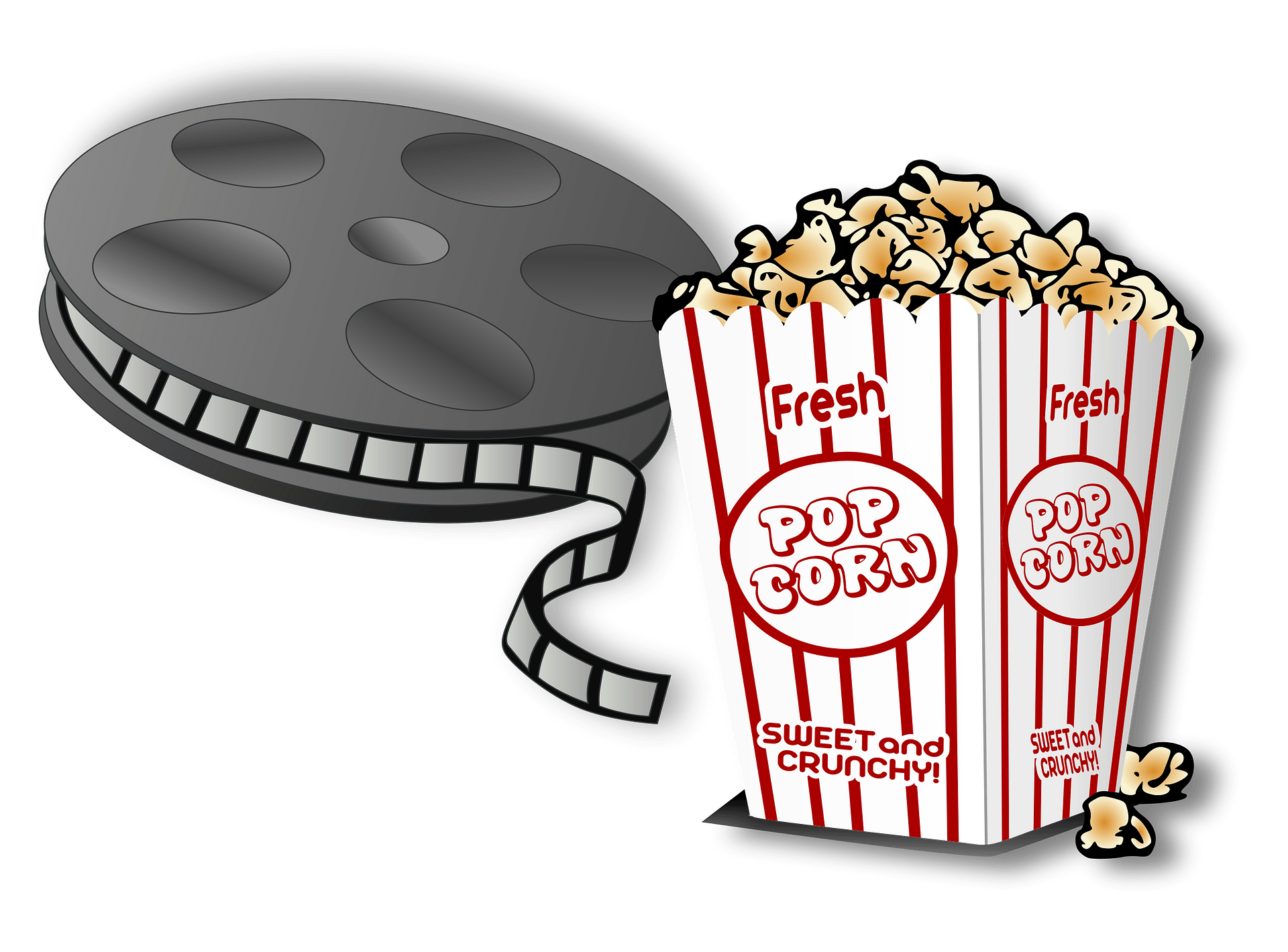 Popcorn and movie store