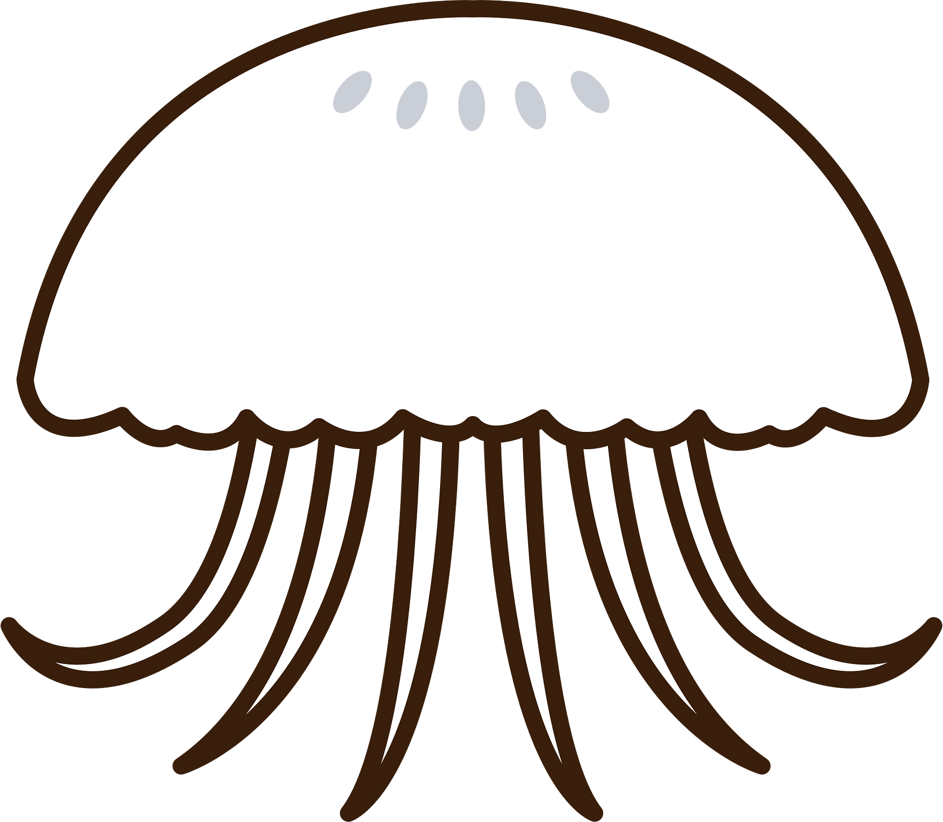 how to draw a moon jellyfish