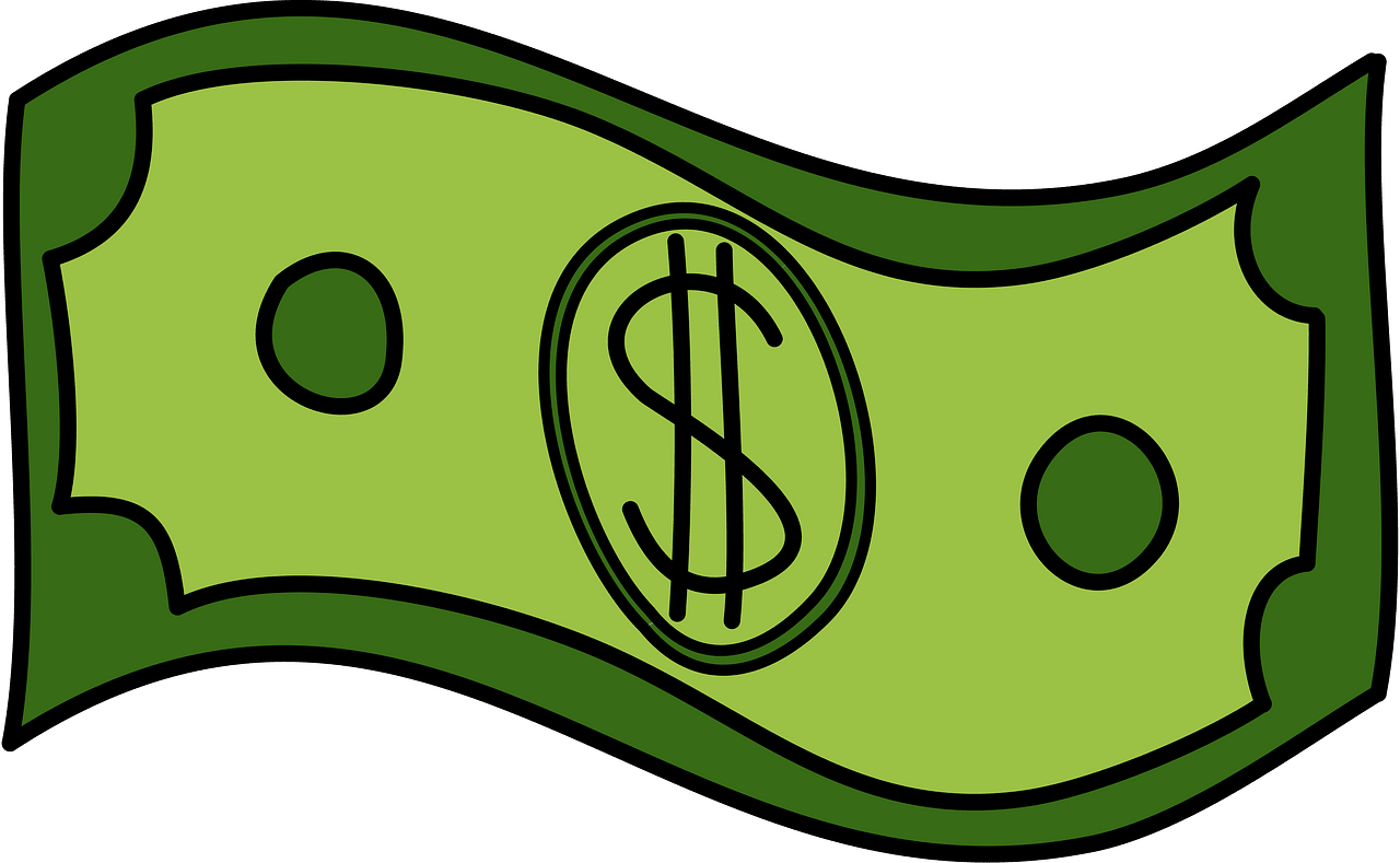 Dollar bill Free vector clipart images on creazilla