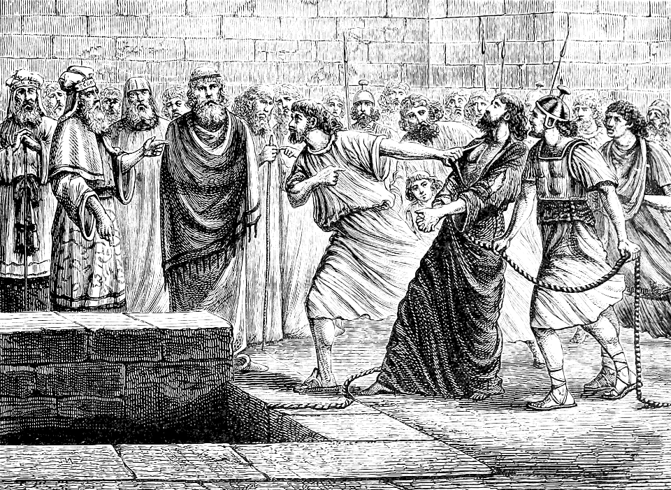 143 Jeremiah Put Into A Well Free Stock Illustrations Creazilla