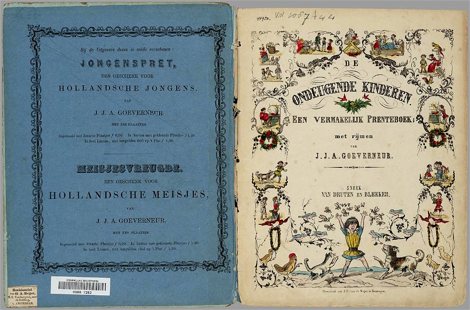 De Ondeugende Kinderen Een Vermakelijk Prenteboek Met Rijmen Ppn 851932150 Image 2