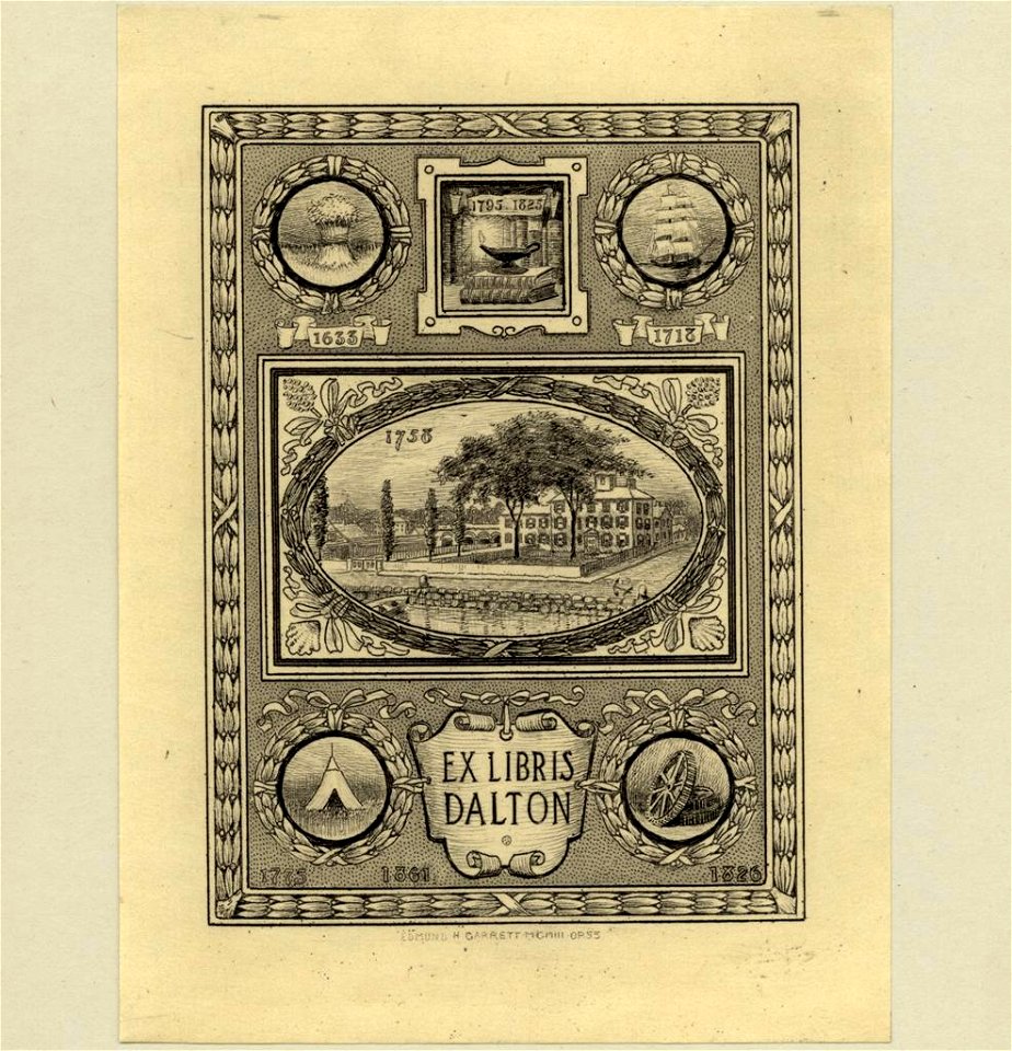 Edmund Garrett Bookplate-Dalton | Creazilla Edmund Garrett Bookplate-Dalton | Creazilla