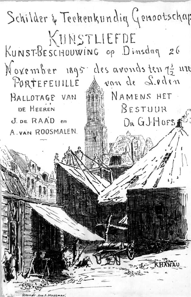 HUA-35631-Gezicht op een gedeelte van de Neude te Utrecht uit het ... HUA-35631-Gezicht op een gedeelte van de Neude te Utrecht uit het ...