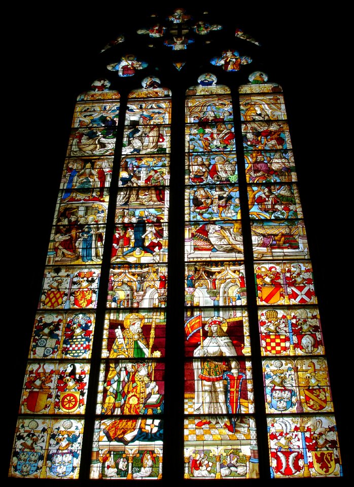Stained Glass Christianity Stained Glass Window Free Photos On