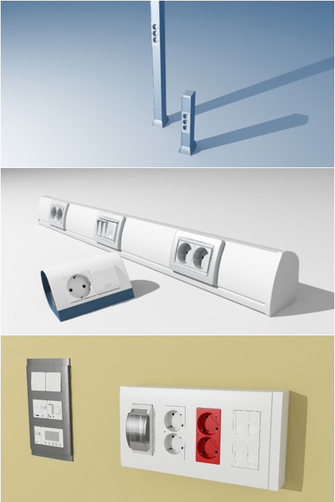 Power Sockets - Free 3d model on creazilla.com
