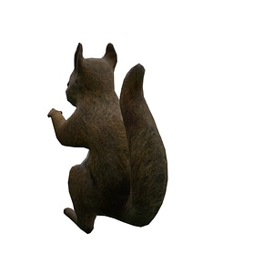 Squirrel - Free 3d model on creazilla.com