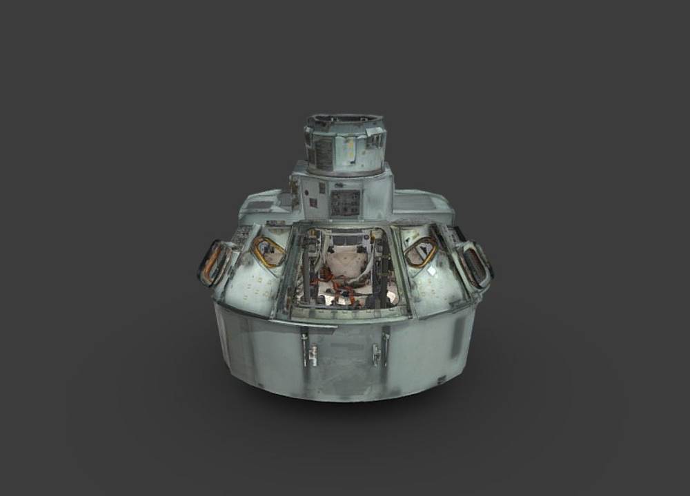 Apollo 11 Command Module Interior - Free 3d model on creazilla.com