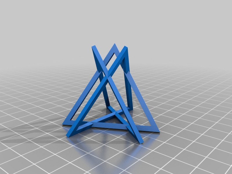 OpenSCAD Triangle Pattern Experiment - Free 3d model on creazilla.com