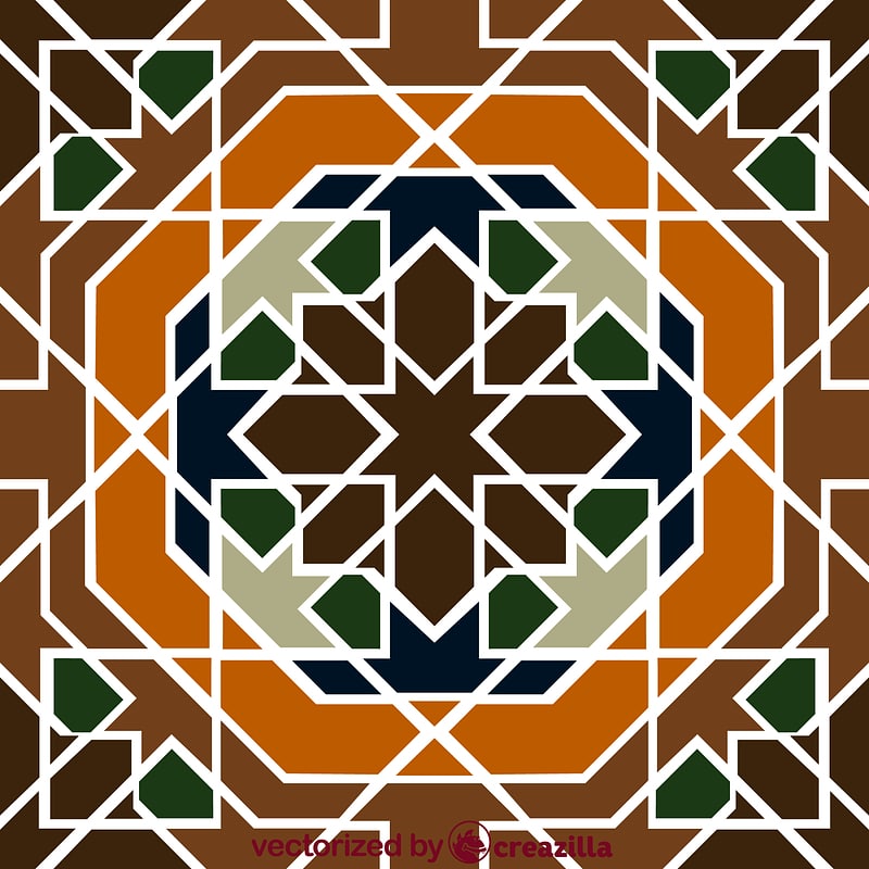 Moresque pattern - Free vector images on creazilla.com