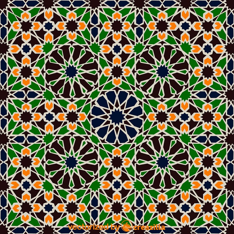 Moresque pattern - Free vector images on creazilla.com